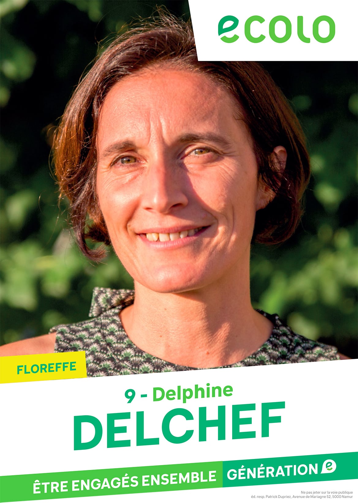 Delphine Delchef – Ecolo+ Floreffe